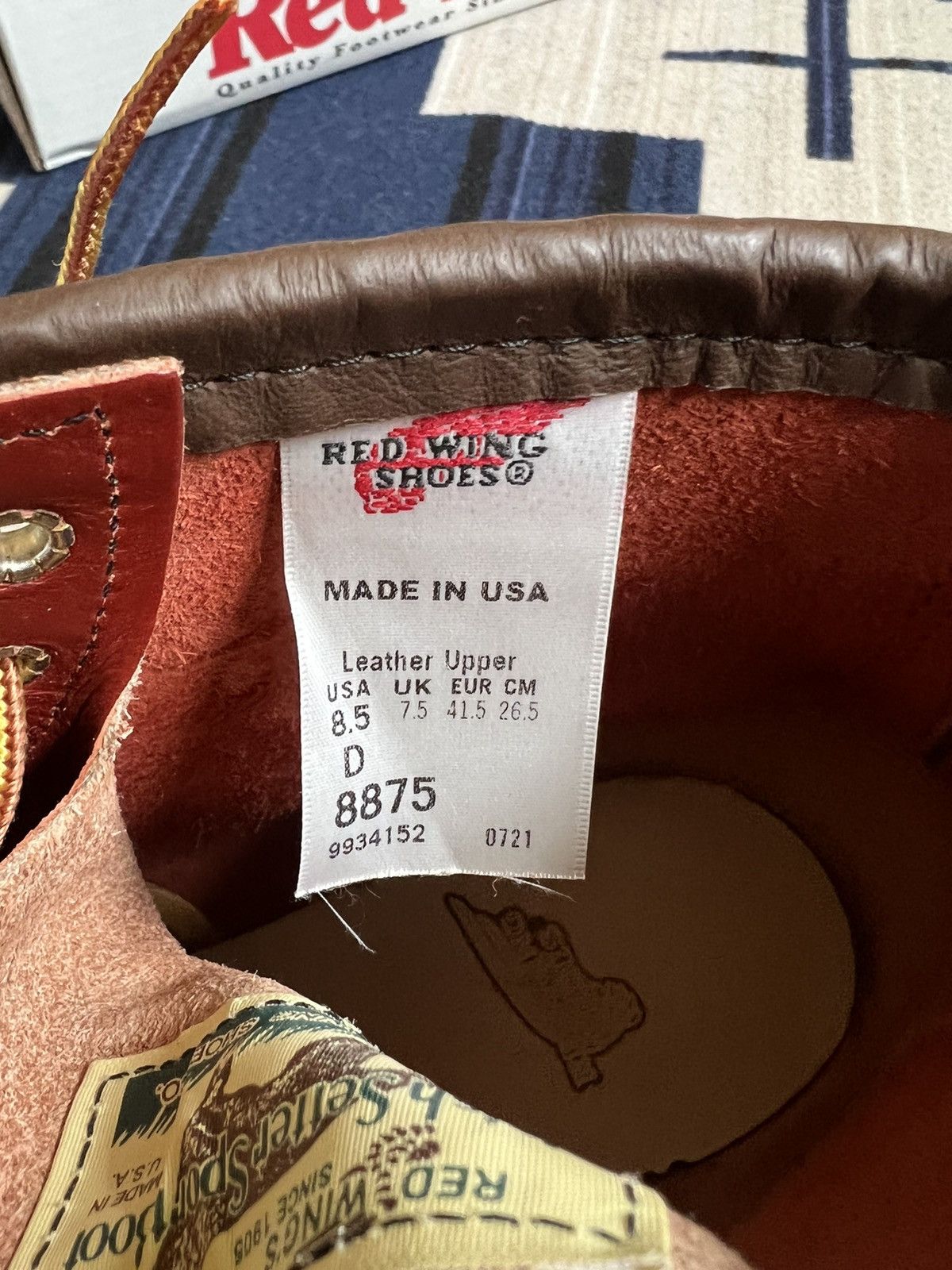 Red Wing 8875 IRISH SETTER CLASSIC MOC - ORO RUSSET PORTAGE LEATHER ...