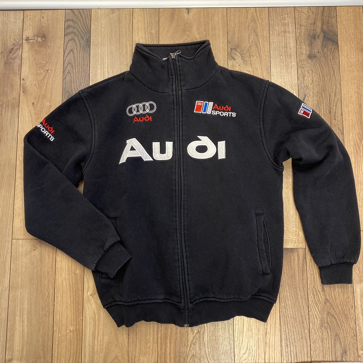 NASCAR AUDI IS MIR RACING NASCAR MOTO SWEATSHIRT ZIP | Grailed
