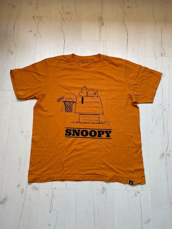 Uniqlo UniQlo x Peanuts Snoopy Sz L 2021 Rare Single Stitch | Grailed