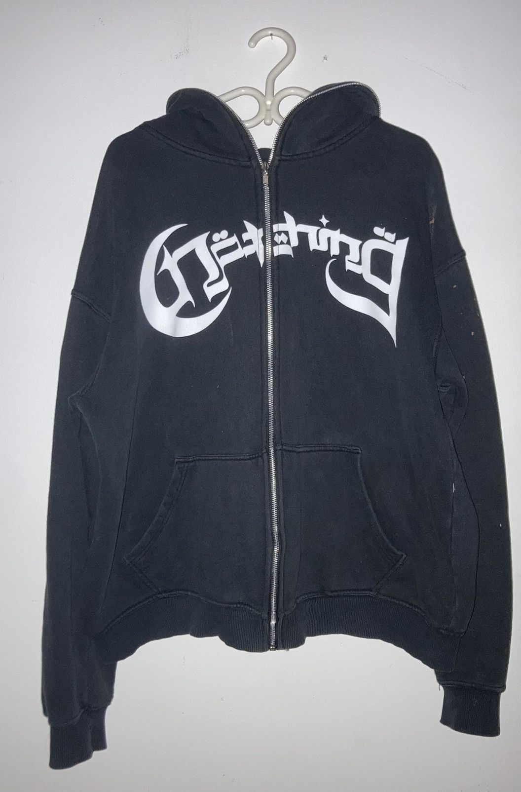 Nothing Nothing full zip-up hoodie | Grailed