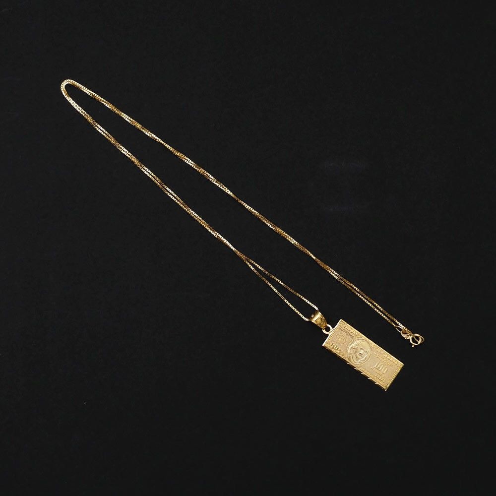 Supreme 14K 100 Dollar Bill Chain | Grailed