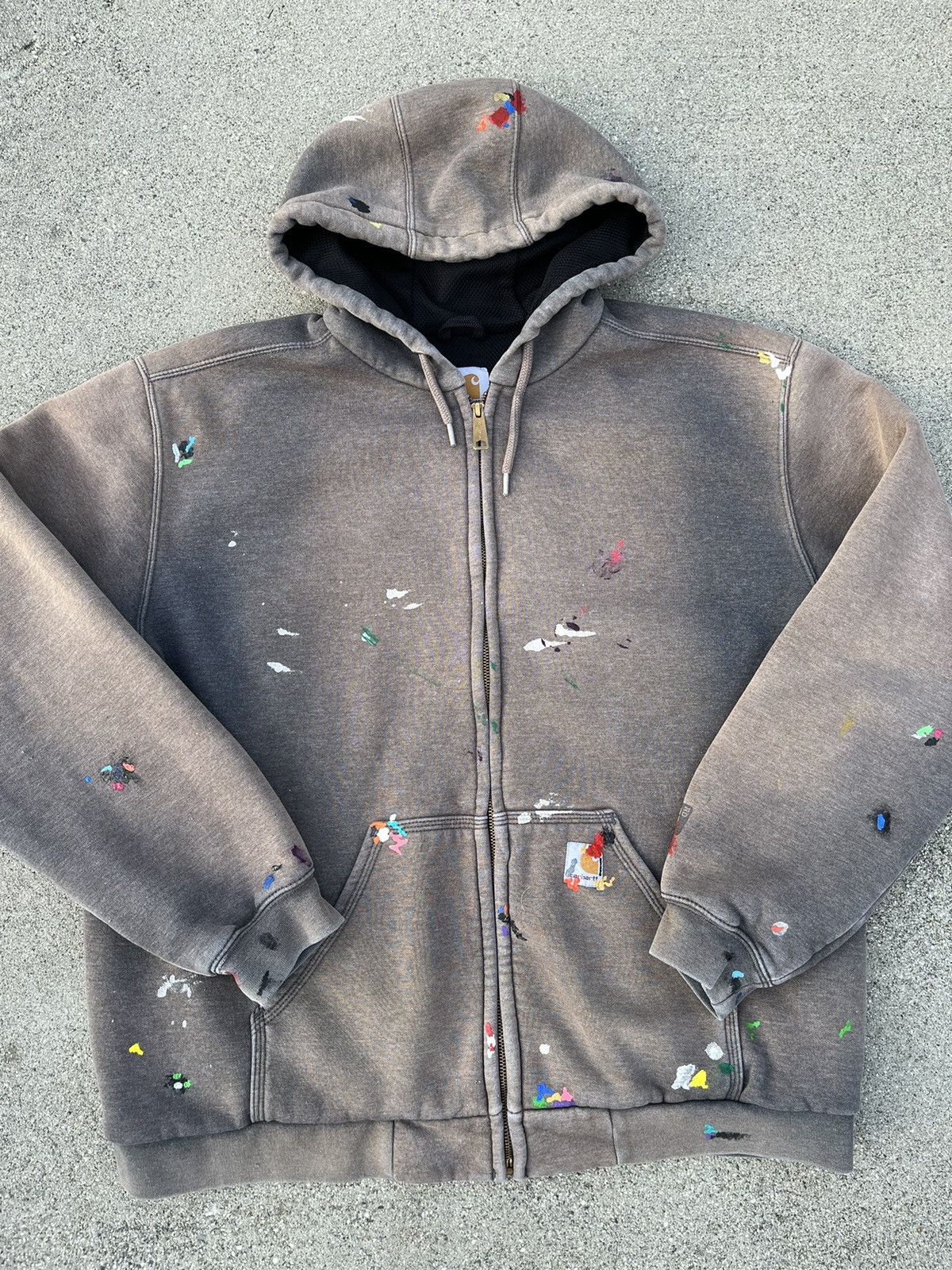 Carhartt × Carhartt Wip × Custom Custom Carhartt Hoodie Sun Fade ...