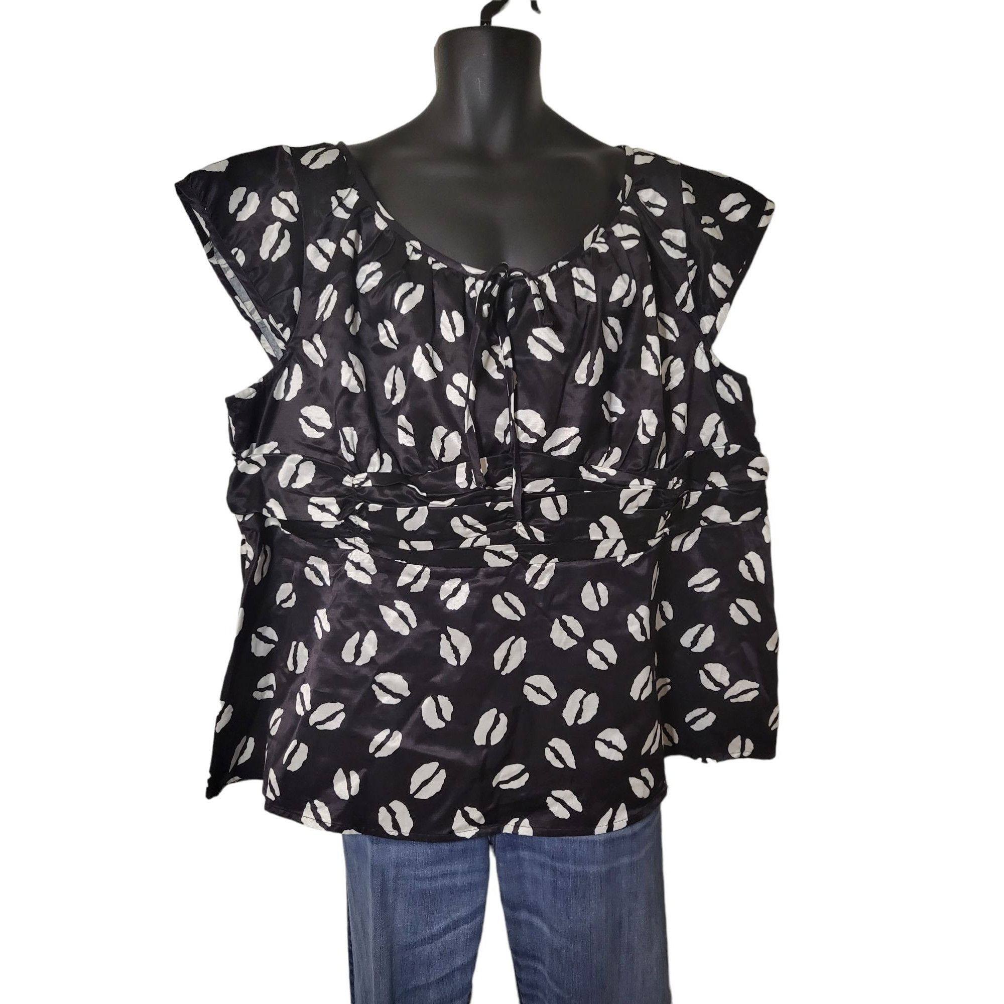 Designer eShakti Sleeveless Sz 4X 30 W Peasant Top Women | Grailed