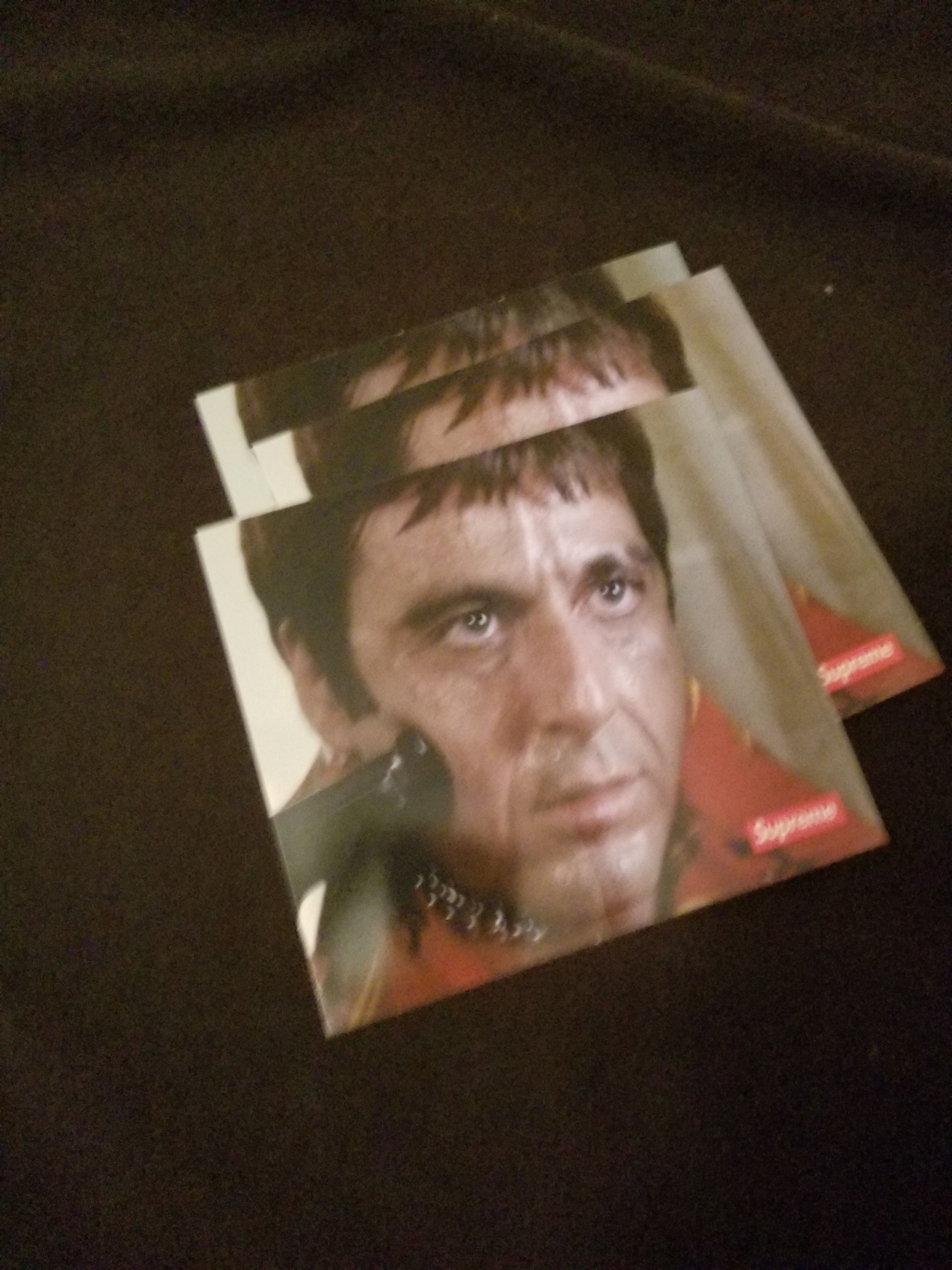 Supreme x3 Scarface Shower stickers | Grailed