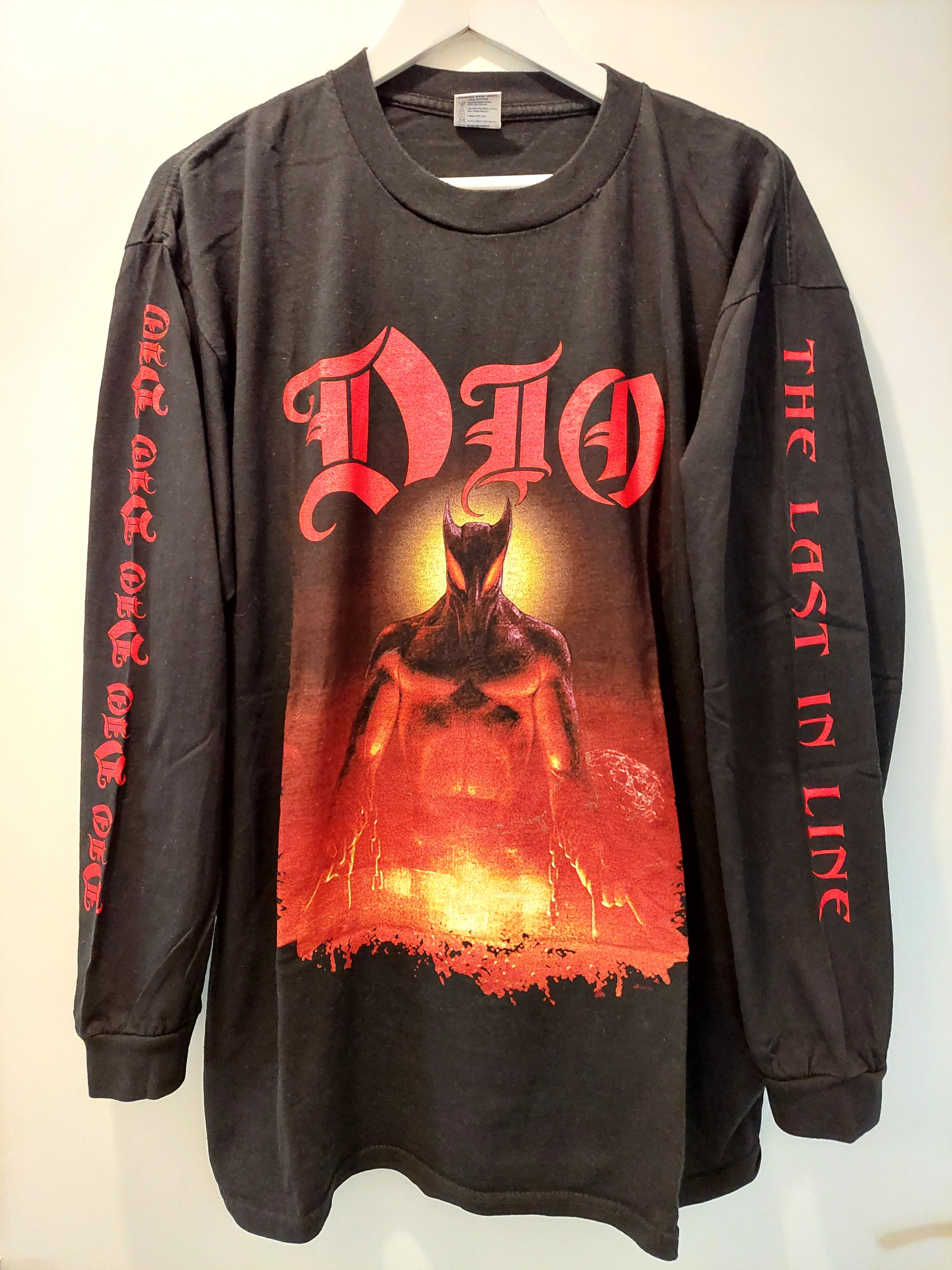 Band Tees × Vintage Dio The Last In Line vintage longsleeve t shirt ...