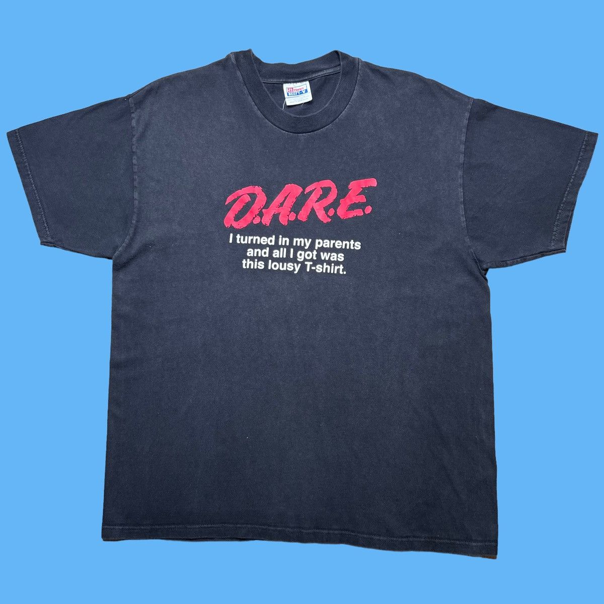 D.A.R.E × Streetwear × Vintage Vintage 1990s DARE Turned In Parents Parody T-Shirt | Grailed