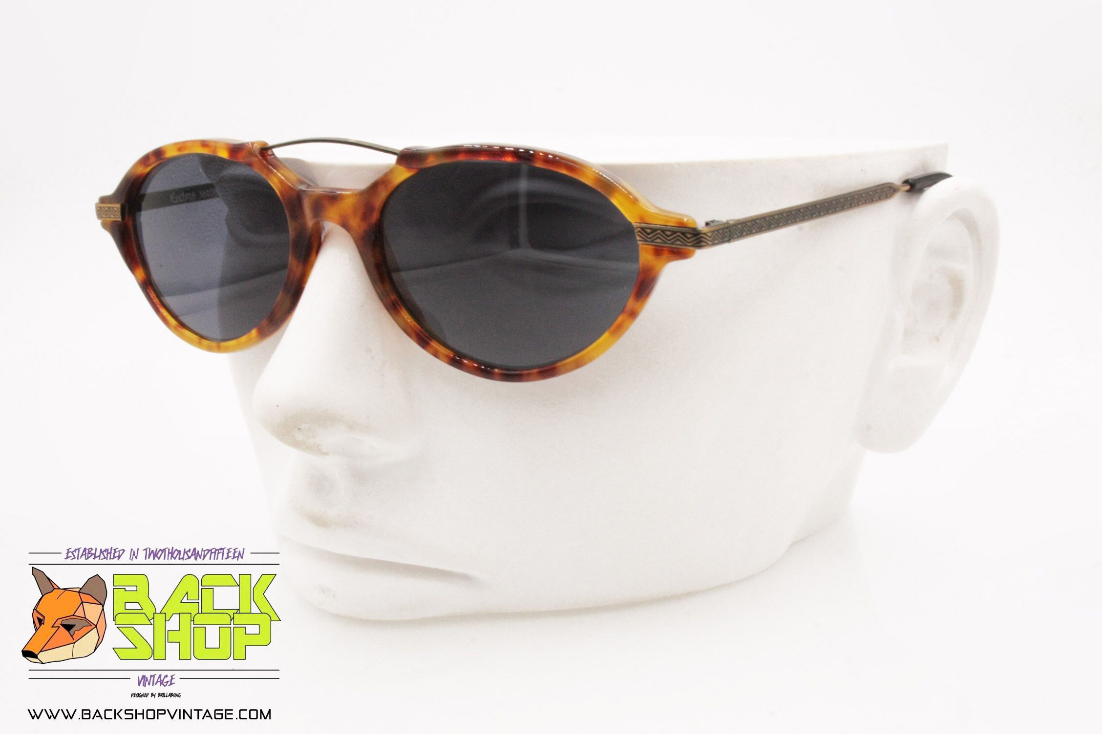 Italian Designers × Vintage EIDOS mod. 506 M, Vintage sunglasses round ...