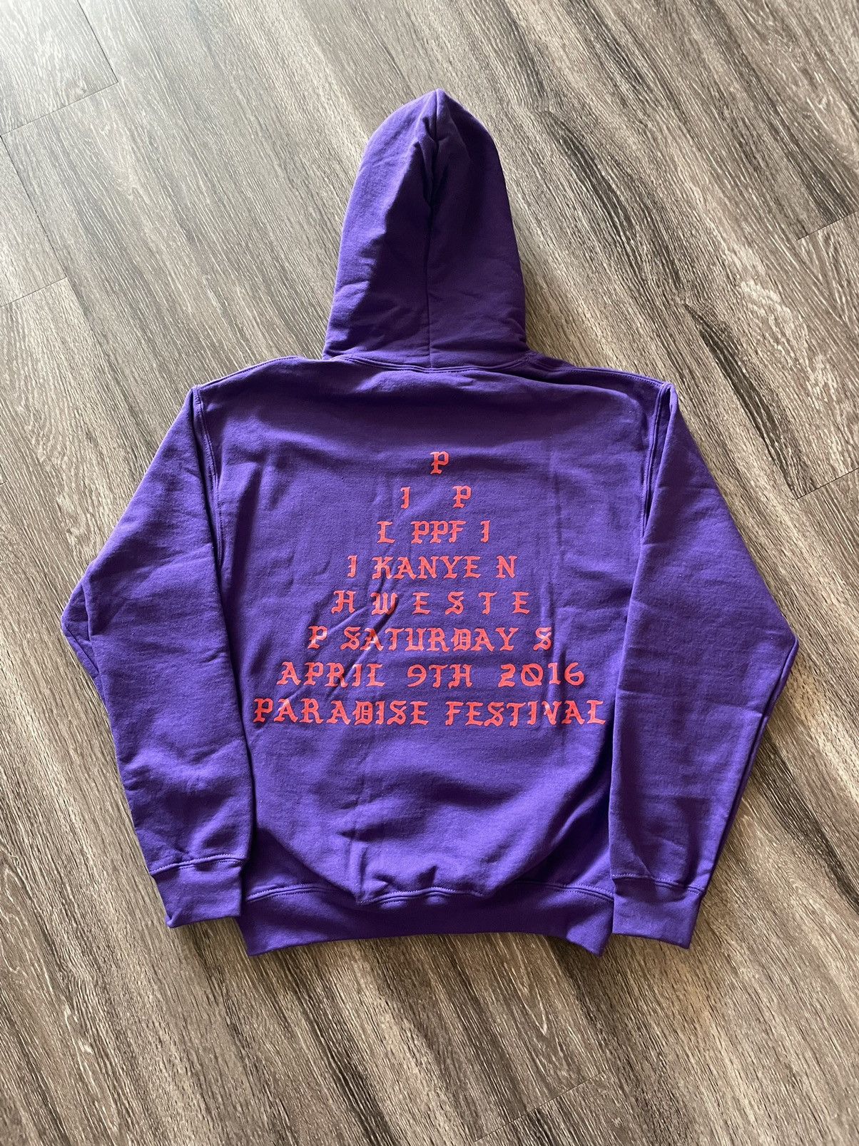Kanye West TLOP YEEZY KANYE WEST PARADISE FESTIVAL PHILIPPINES Hoodie ...