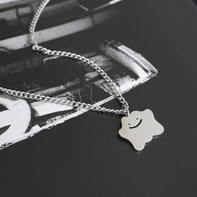 Jewelry × Streetwear × Vintage Ditto Chain Silver Anime Pokemon Art ...