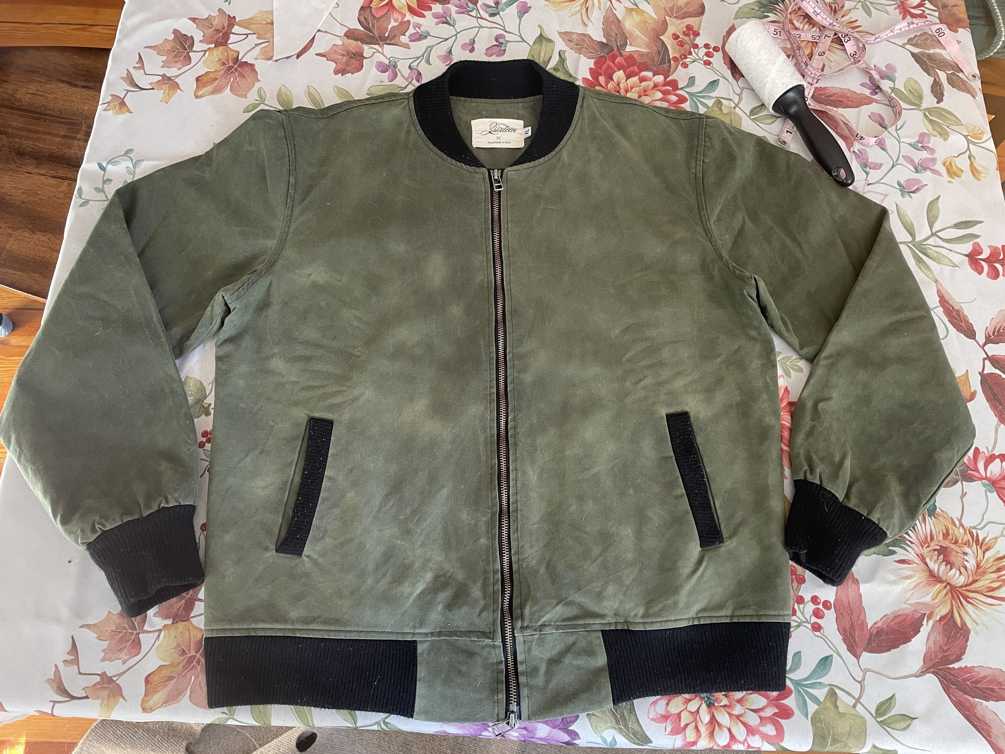 3sixteen Stadium Jacket Olive Green XL | Grailed