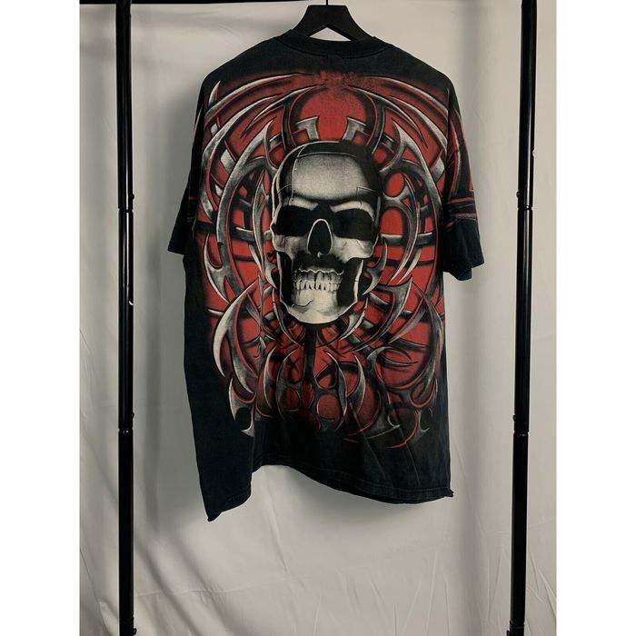 Liquid Blue Vintage 1998 Liquid Blue Fantasy Skull Skeleton Red Big ...