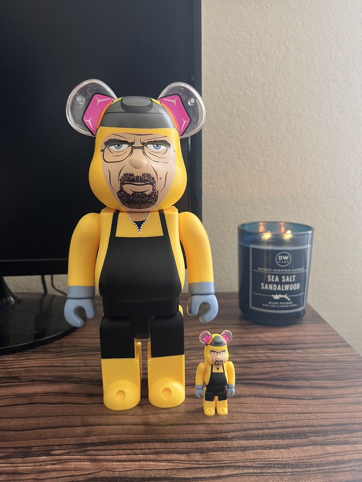 Medicom Toy Breaking Bad Walter White Bearbrick - 400% and 100% | Grailed