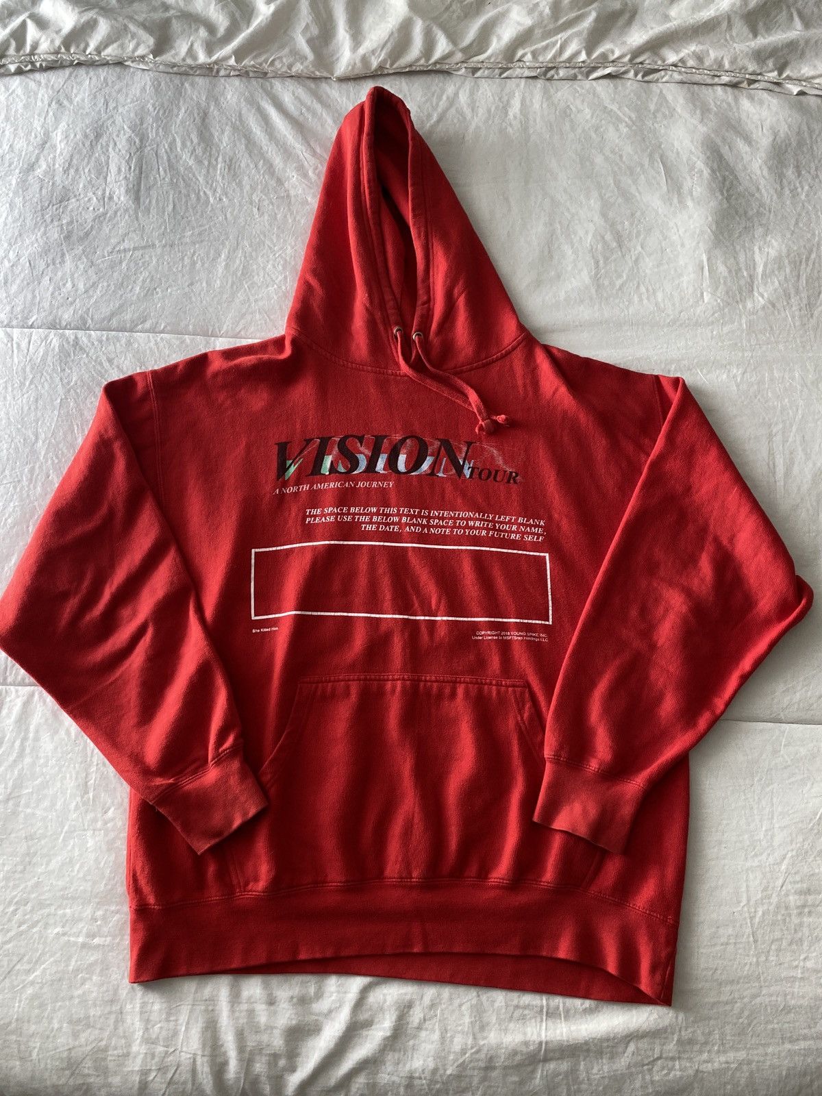 Msftsrep Msftsrep Jaden Smith Vision Tour Hoodie | Grailed