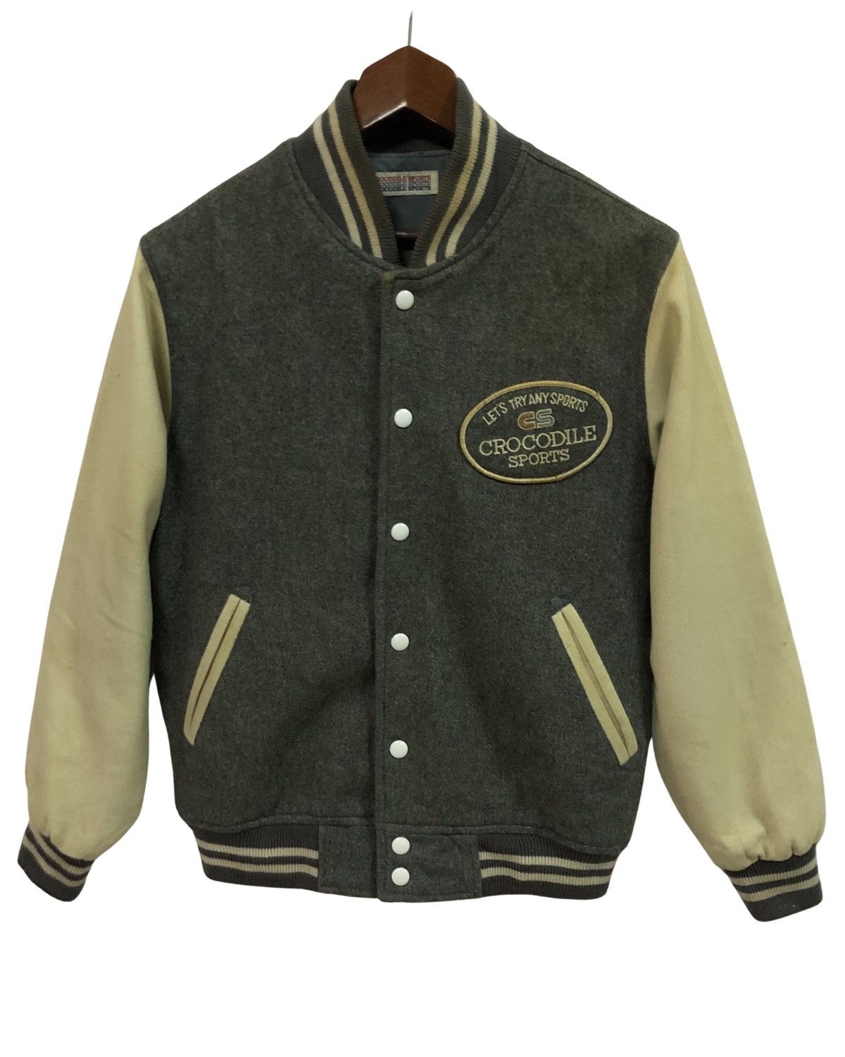 Varsity Jacket × Vintage Crocodile Sports Varsity Jacket | Grailed
