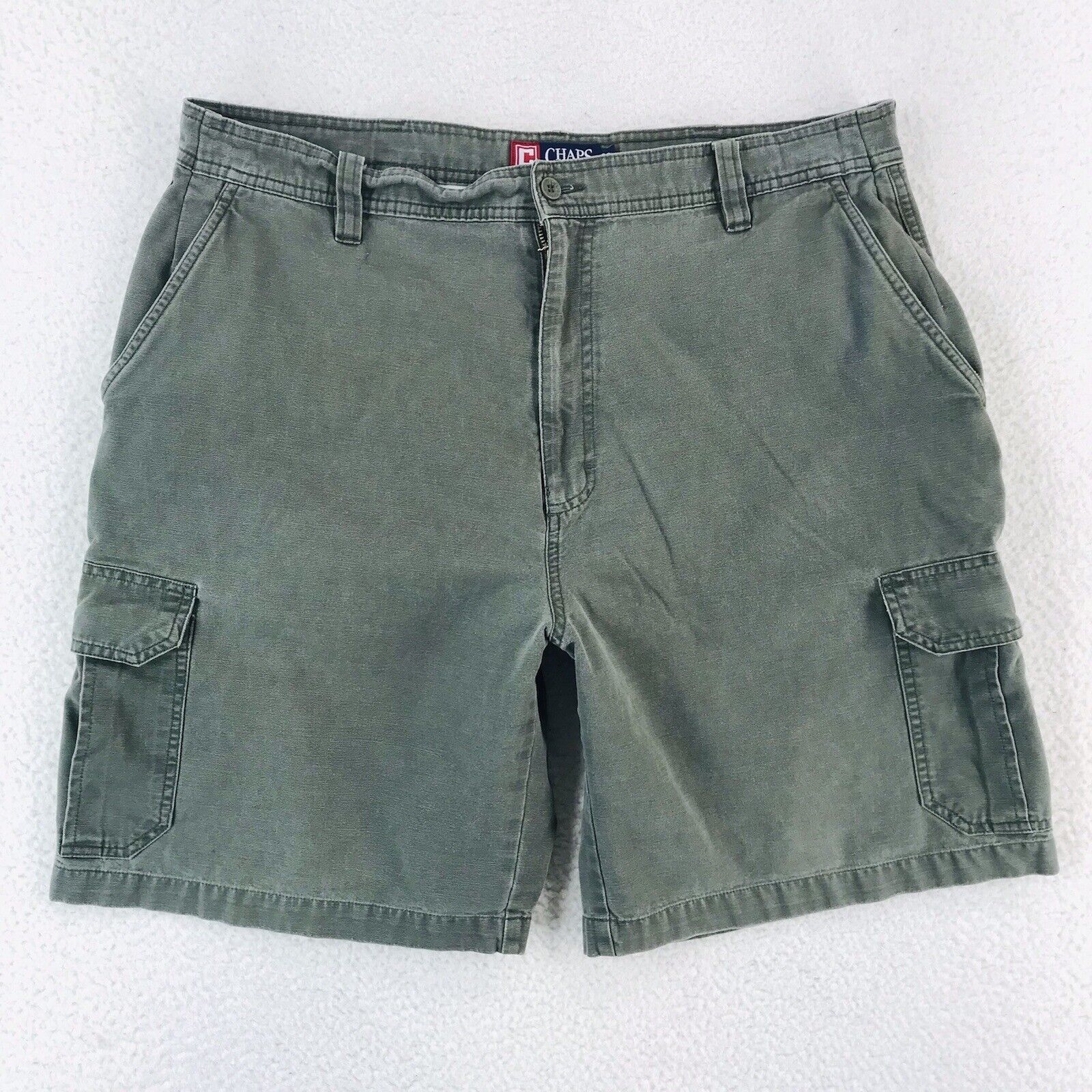 Chaps Chaps Shorts Mens 38 37x9 Green Cargo Flat Front Adult | Grailed