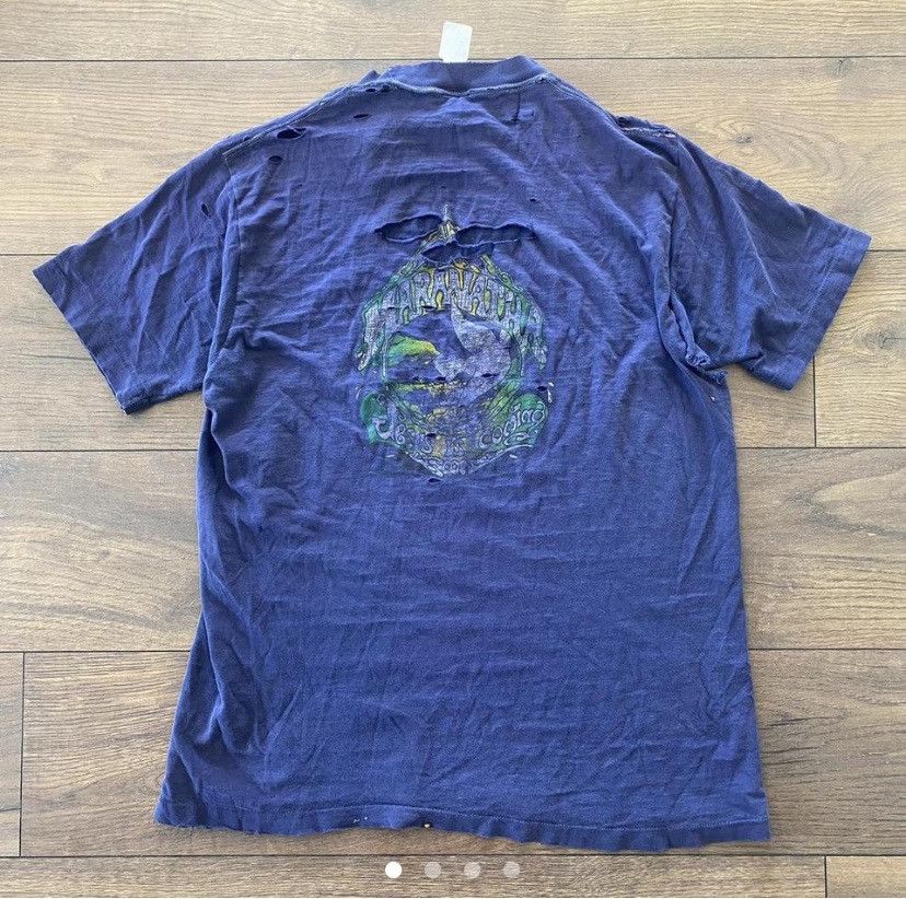 Streetwear × Vintage Vintage 90s “Jesus is Coming” Thrashed Jesus Tee ...