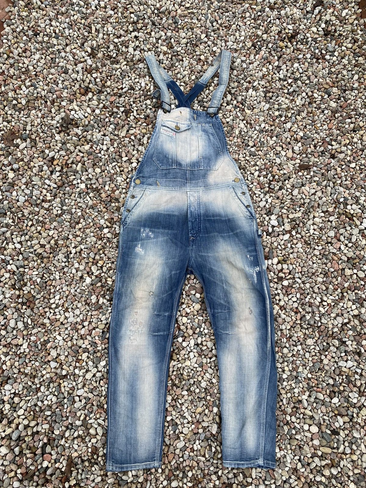 Diesel × Overalls × Streetwear Diesel Denim Overalls Dungarees with ...