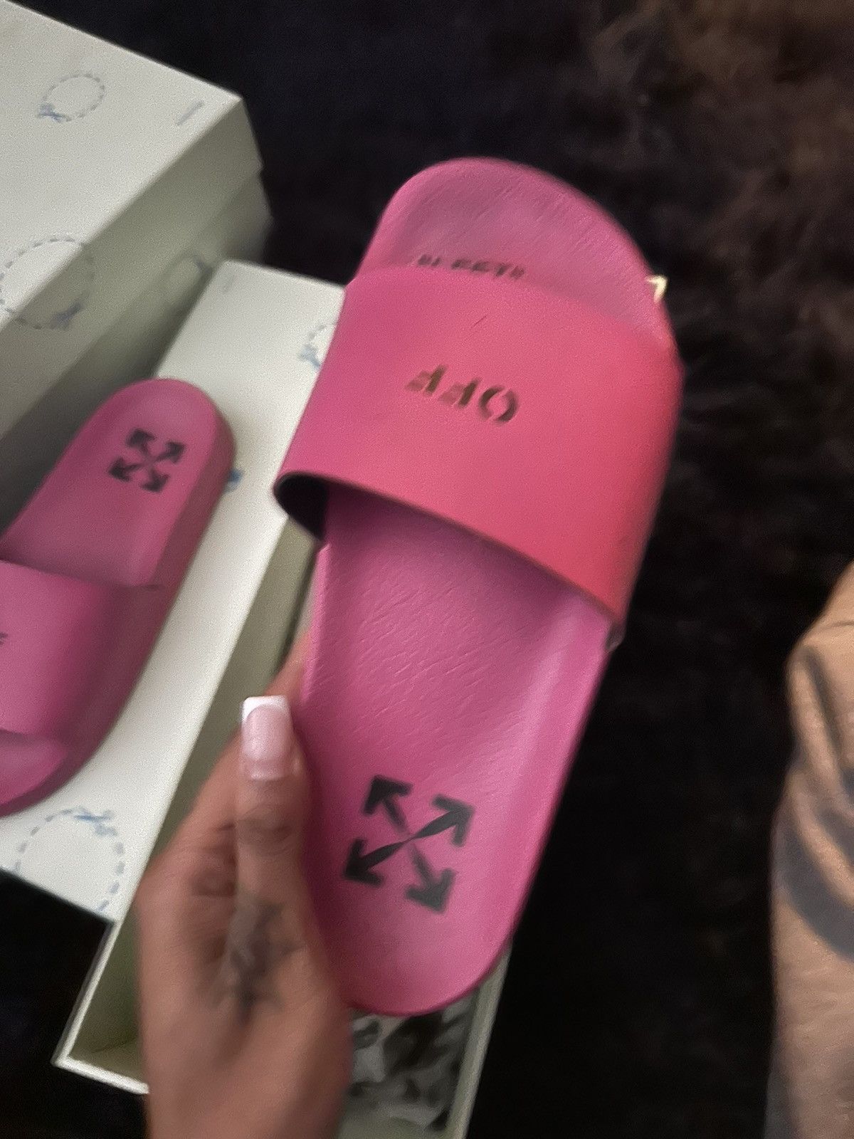 Off-White Off white sandals | Grailed