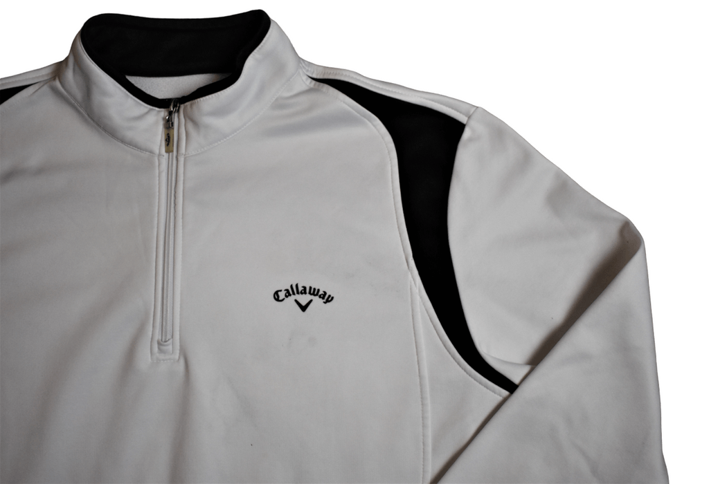 Callaway Callaway White Quartar Zip Golf Pullover | Grailed