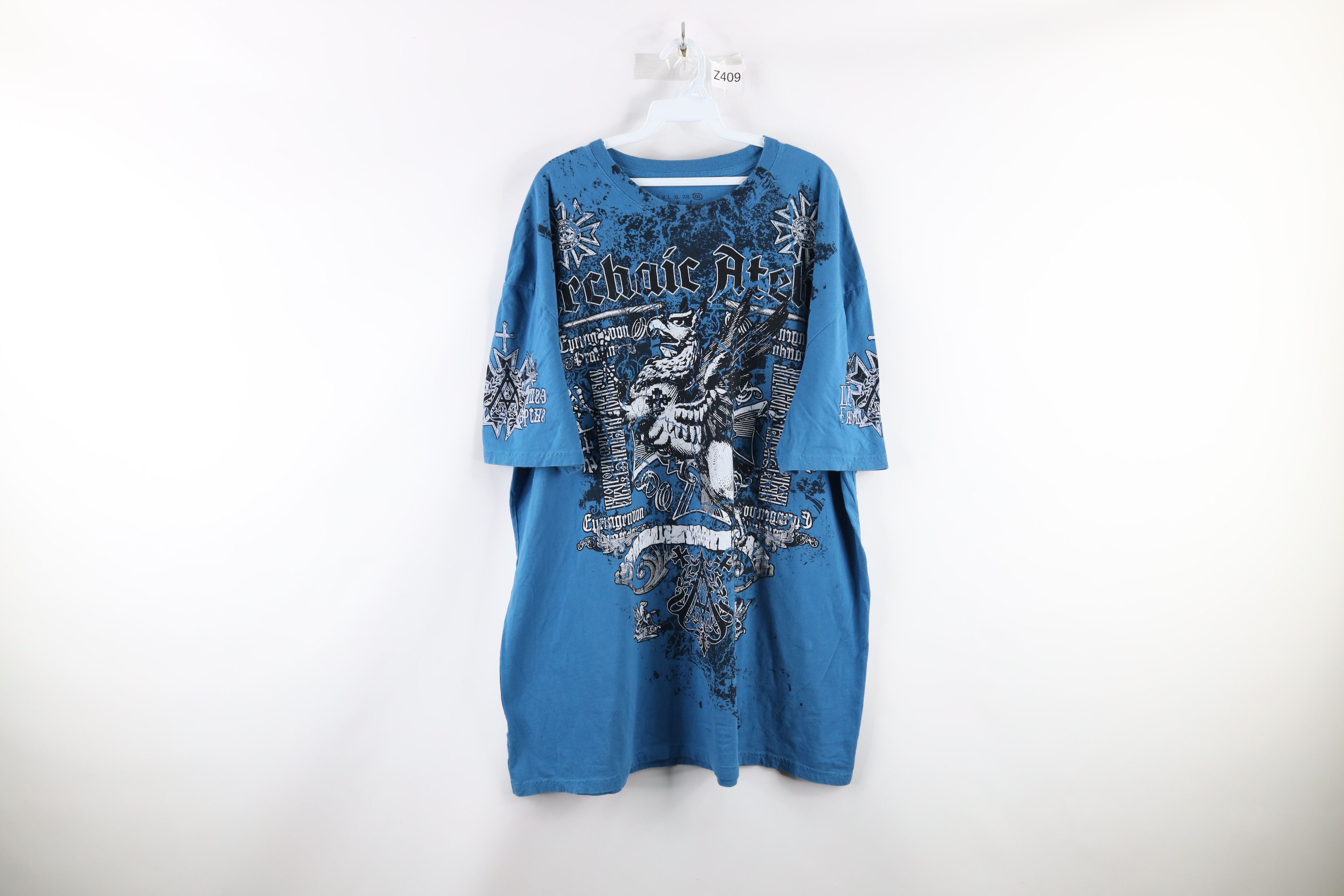 Vintage Vintage Affliction Cross Eagle Bird MMA Fighting T-Shirt | Grailed