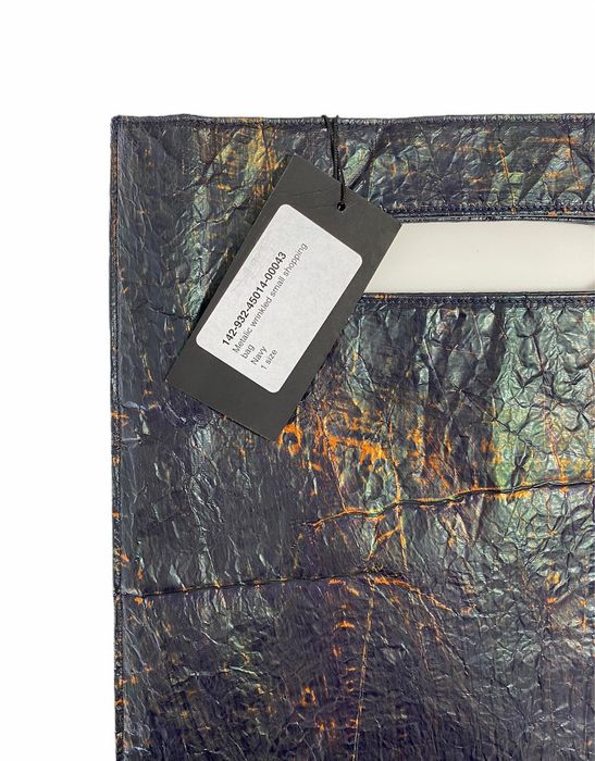 Raf Simons Navy Metallic Lunch Bag | Grailed