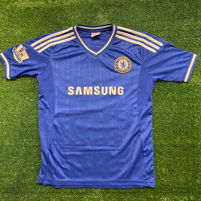 Soccer Jersey Chelsea FC Samsung Vintage Soccer Jersey T-Shirt | Grailed