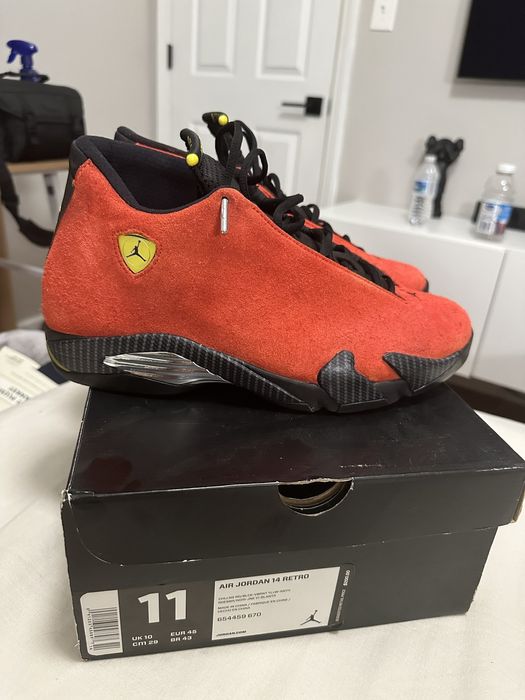 Nike Air Jordan 14 Retro Ferrari Size 11 | Grailed