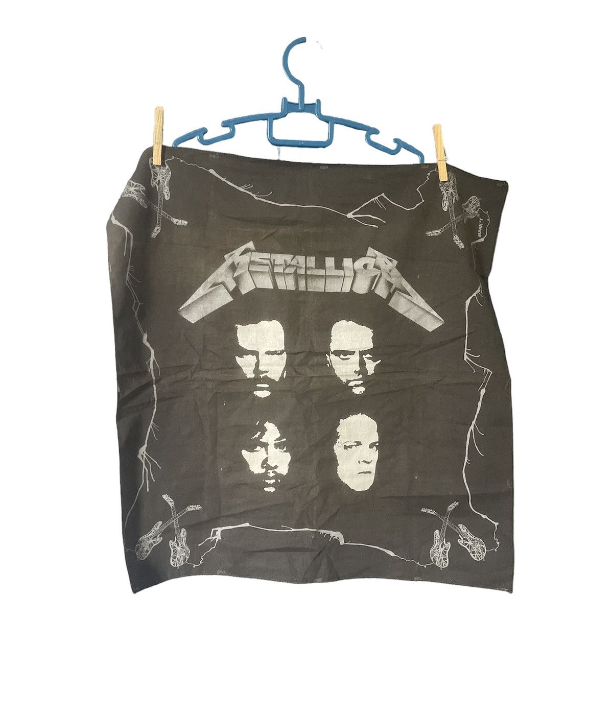 Metallica × Vintage HANDKERCHIEF X BAND X METALLICA VINTAGE | Grailed