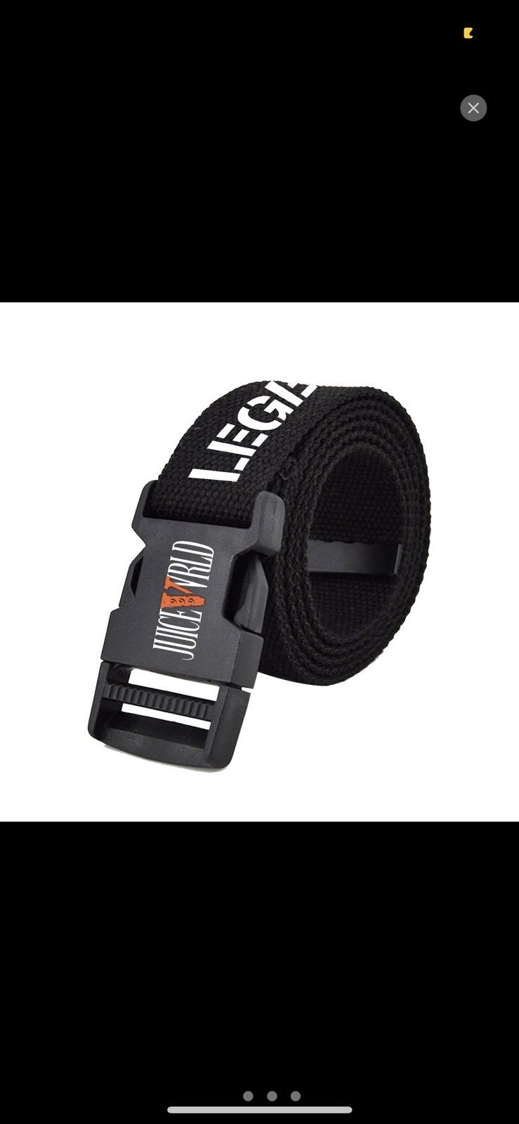 Vlone JuiceWRLD x vlone belt | Grailed
