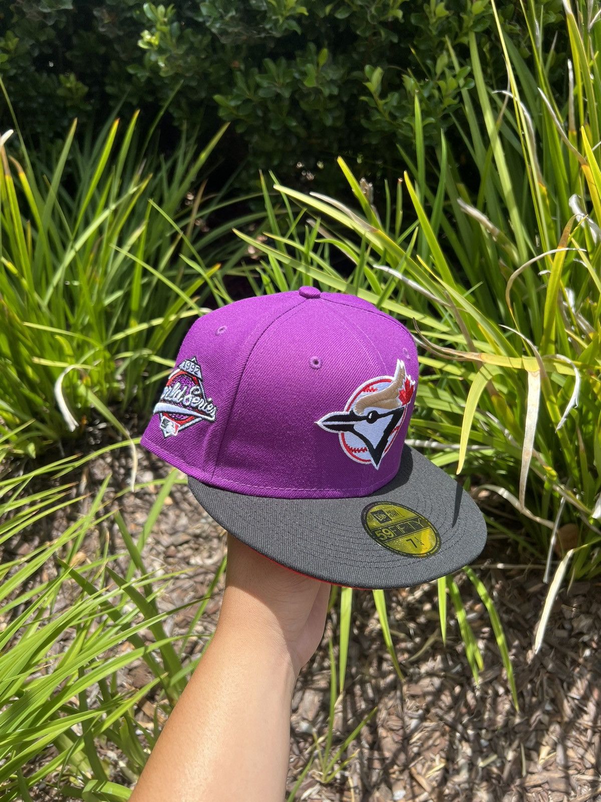 New Era JustFitteds Blue Jay Toronto Raptor Crossover Exclusive 71/4 ...