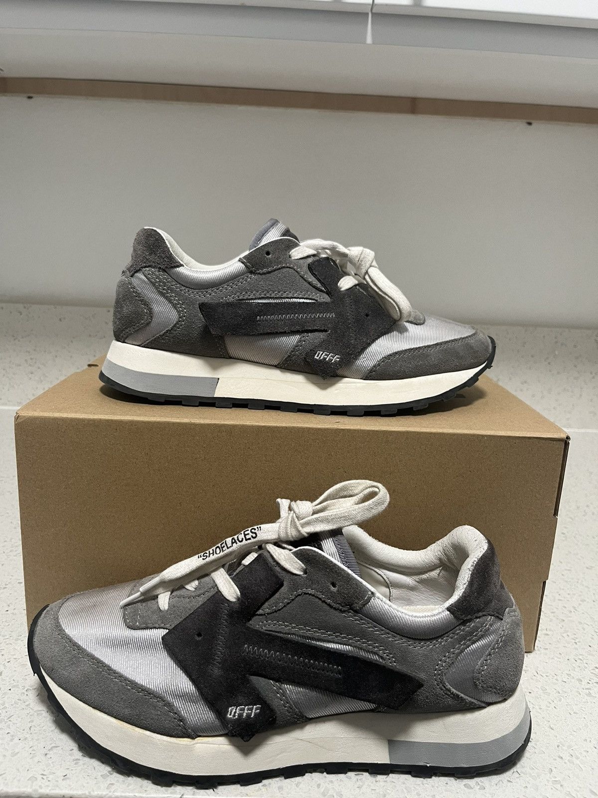 Off-White Off-White HG Runner Grey Color Sneakers Size 6 Men’s Size 39 ...
