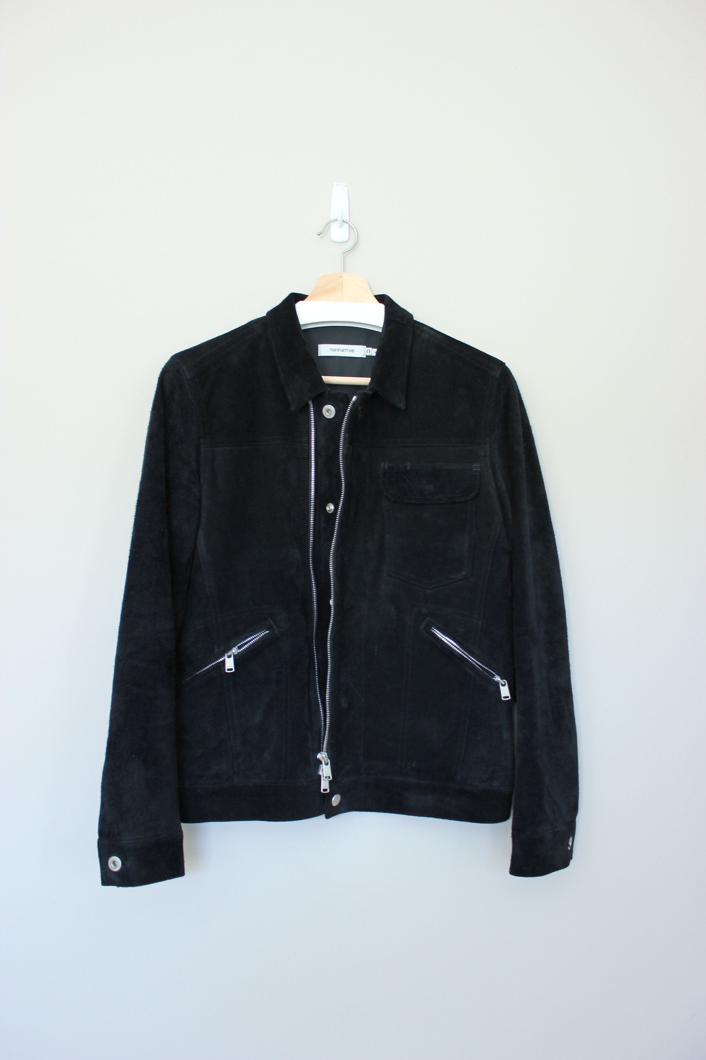 Nonnative Suede Leather Trucker Jacket | Grailed