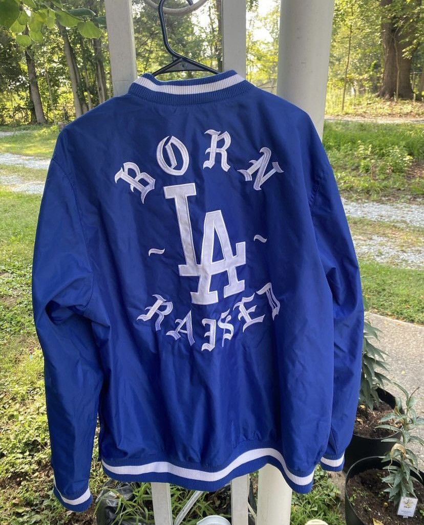 Born X Raised Born x raised Los Angeles dodgers batting jacket | Grailed