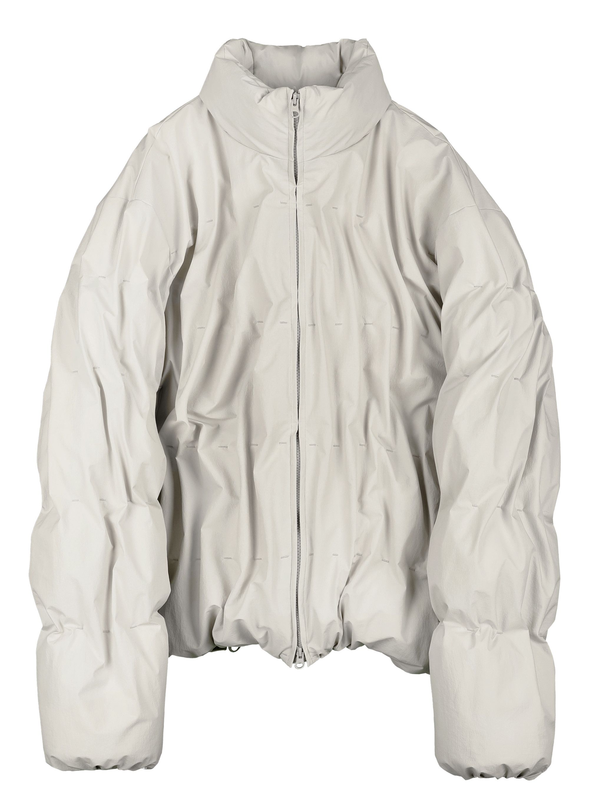 POST ARCHIVE FACTION (PAF) 4.0+ Down Right Puffer Jacket in Light Grey ...