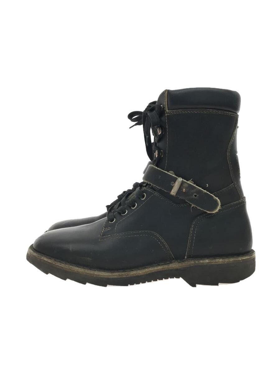 Maison Margiela Leather Buckle Engineer Combat Boots | Grailed