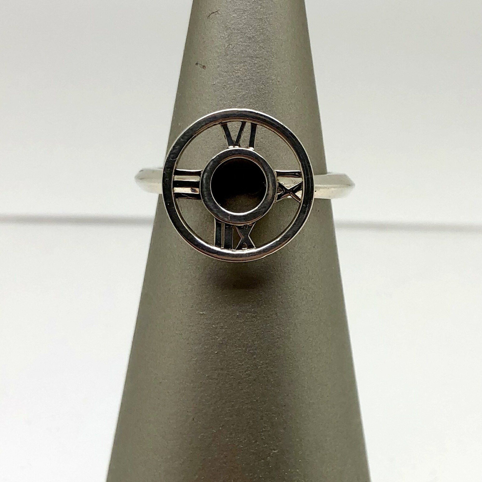 Tiffany & Co. TIFFANY&Co. Tiffany Ring Atlas Circle SV925 Silver Ladies ...