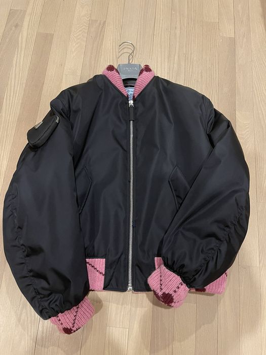Raf Simons TAKING DOWN TODAY Prada X Raf Simons Jacquard knit bomber | Grailed