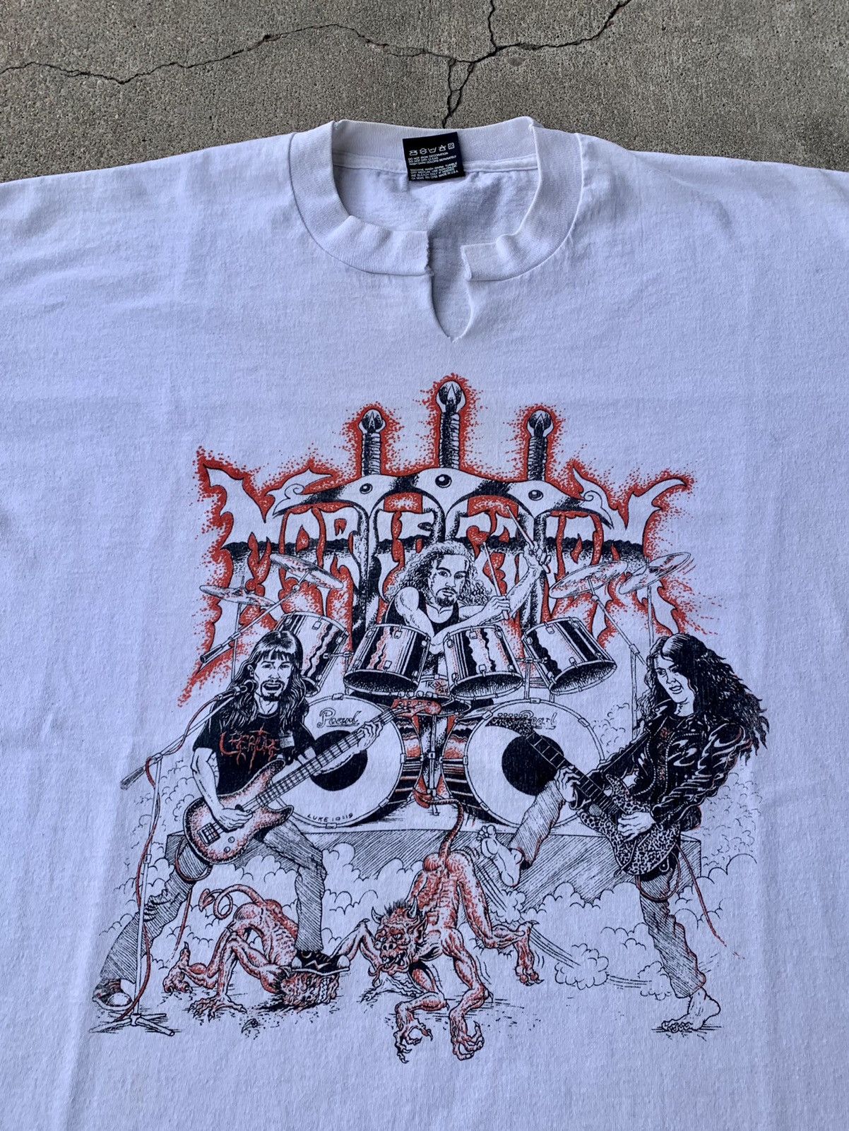 Band Tees × Vintage Vintage Mortification Shirt | Grailed