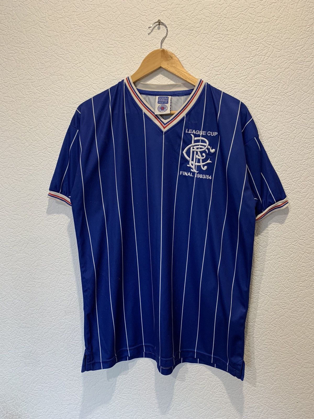 Soccer Jersey Vintage Rangers 1983/1984 Home Kit Replica | Grailed