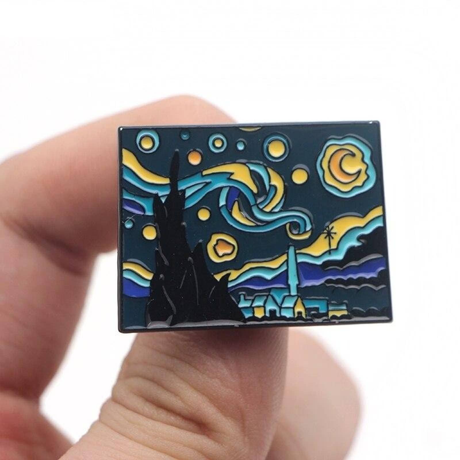 Other The Starry Night Vincent Van Gogh Enamel Pins 93-2 | Grailed