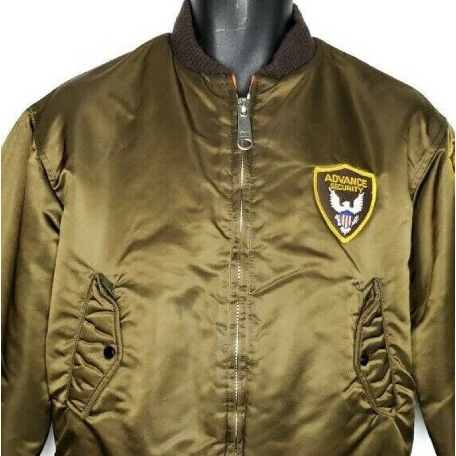 Vintage Fechheimer Brothers Co Security Bomber Jacket Vintage 70s Made ...