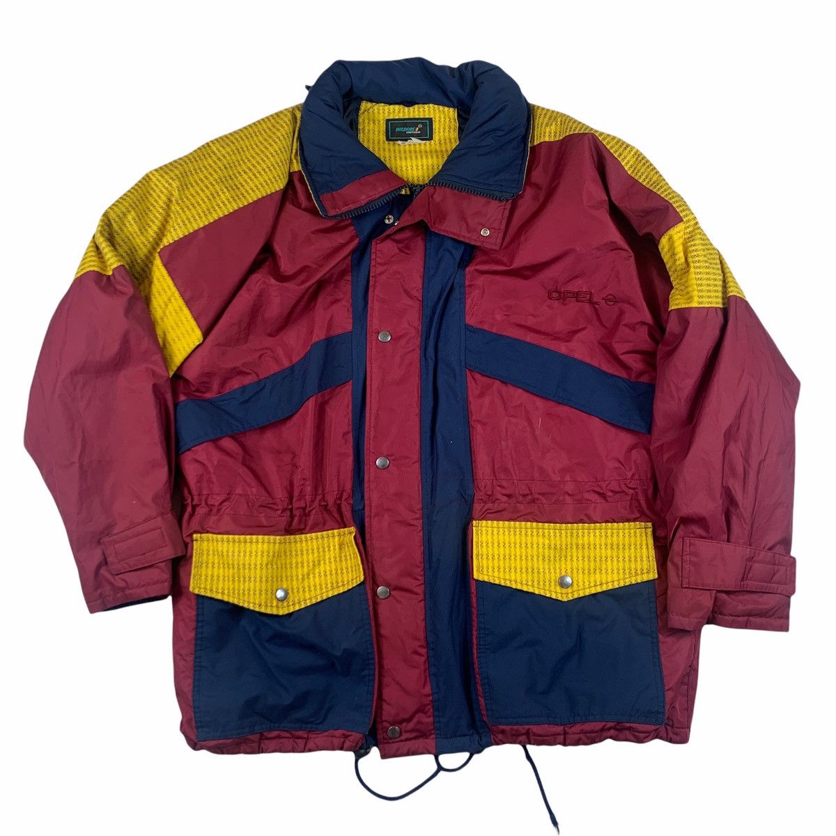 Vintage Vintage 90s Colorblock Jacket OPEL Wildfire Made In England ...
