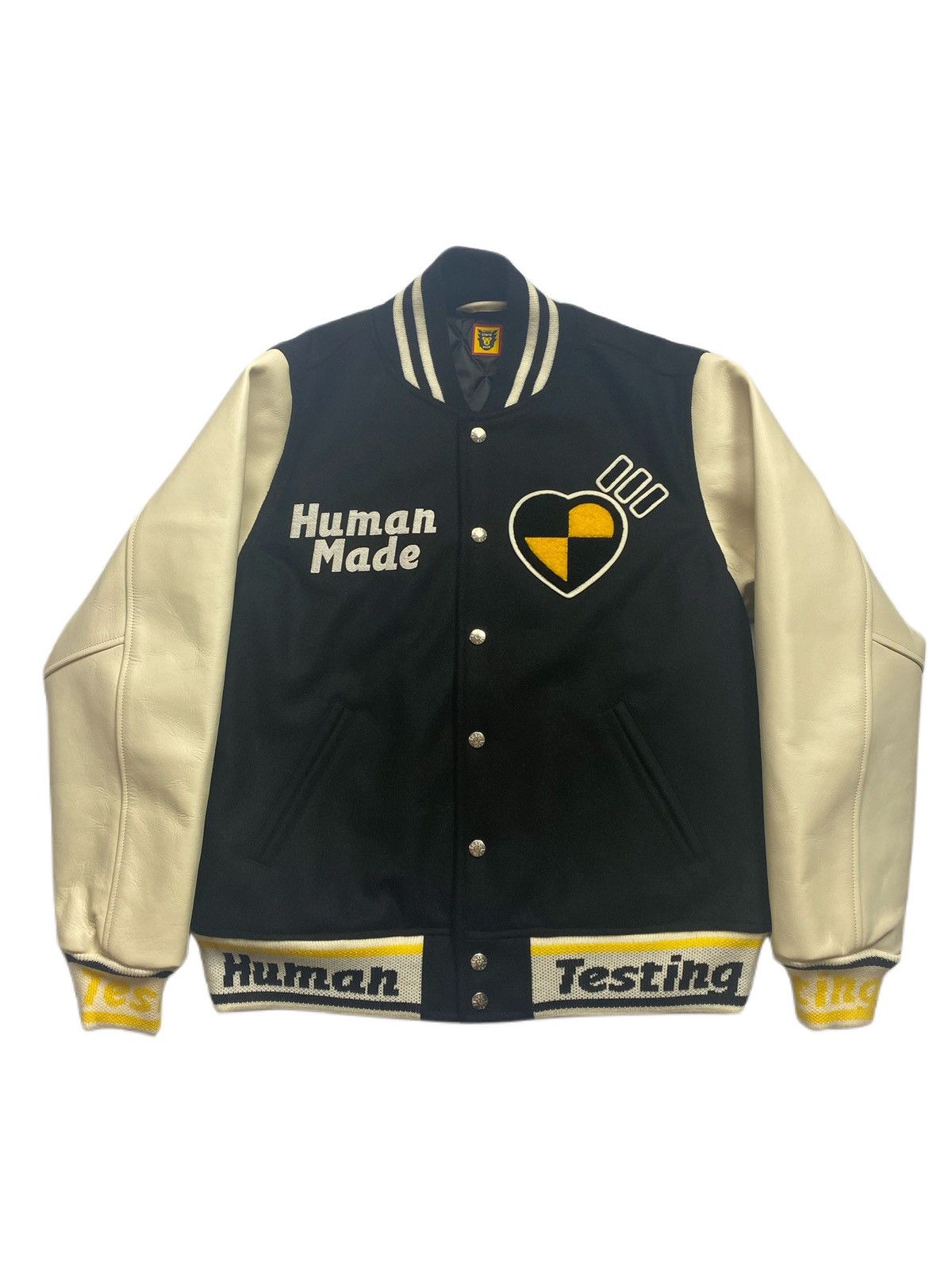Asap Rocky × Human Made Human Made Asap Rocky Testing Varsity Jacket ...