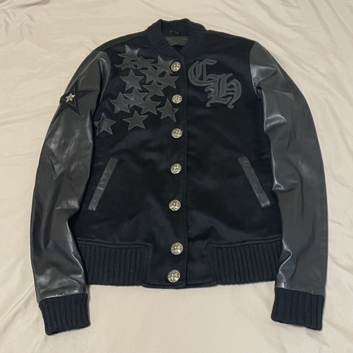 Chrome Hearts Chrome Hearts Varsity Jacket | Grailed
