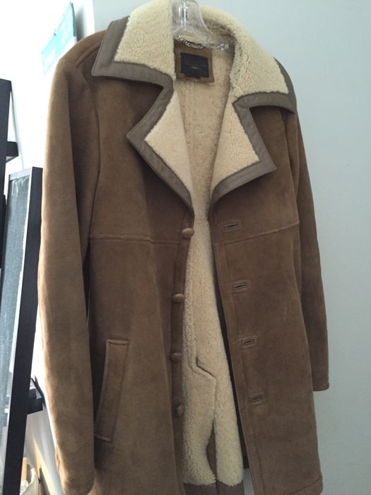 Diesel Suede//Shearling Coat | Grailed