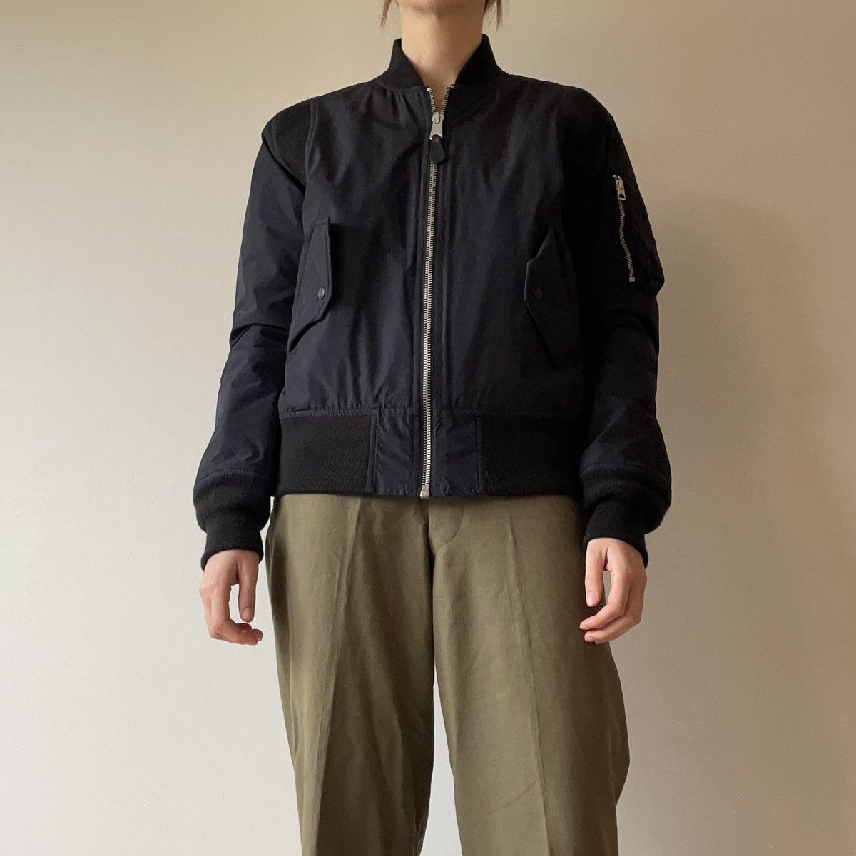 Stussy Stussy x Windstopper Black Bomber | Grailed