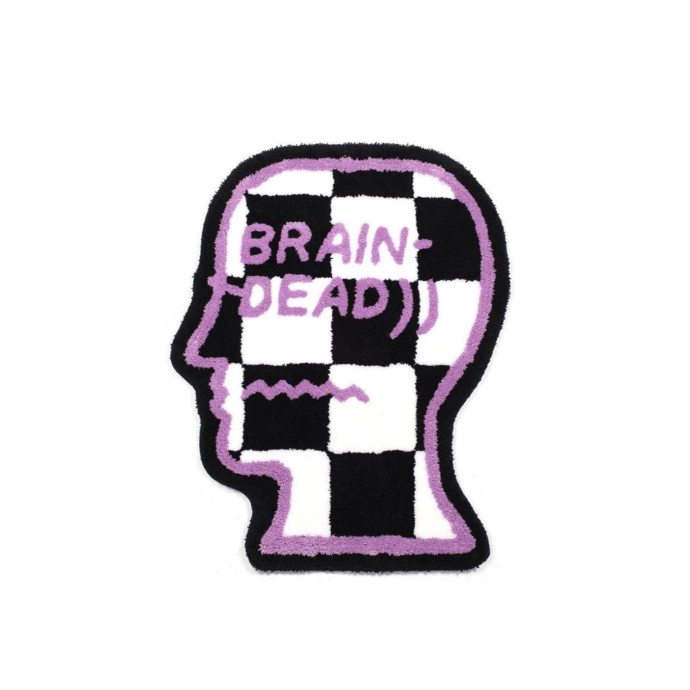 Brain Dead Brain Dead Checker Logo Rug | Grailed