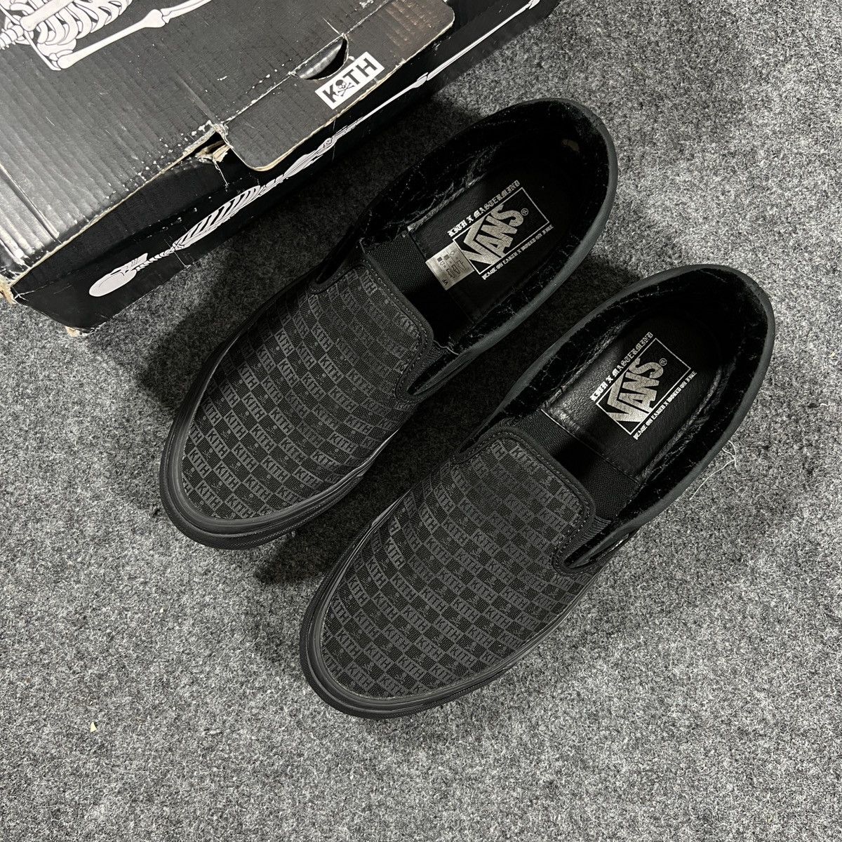 Vans RARE VANS OG CLASSIC SLIP ON X KITH X MASTERMIND | Grailed