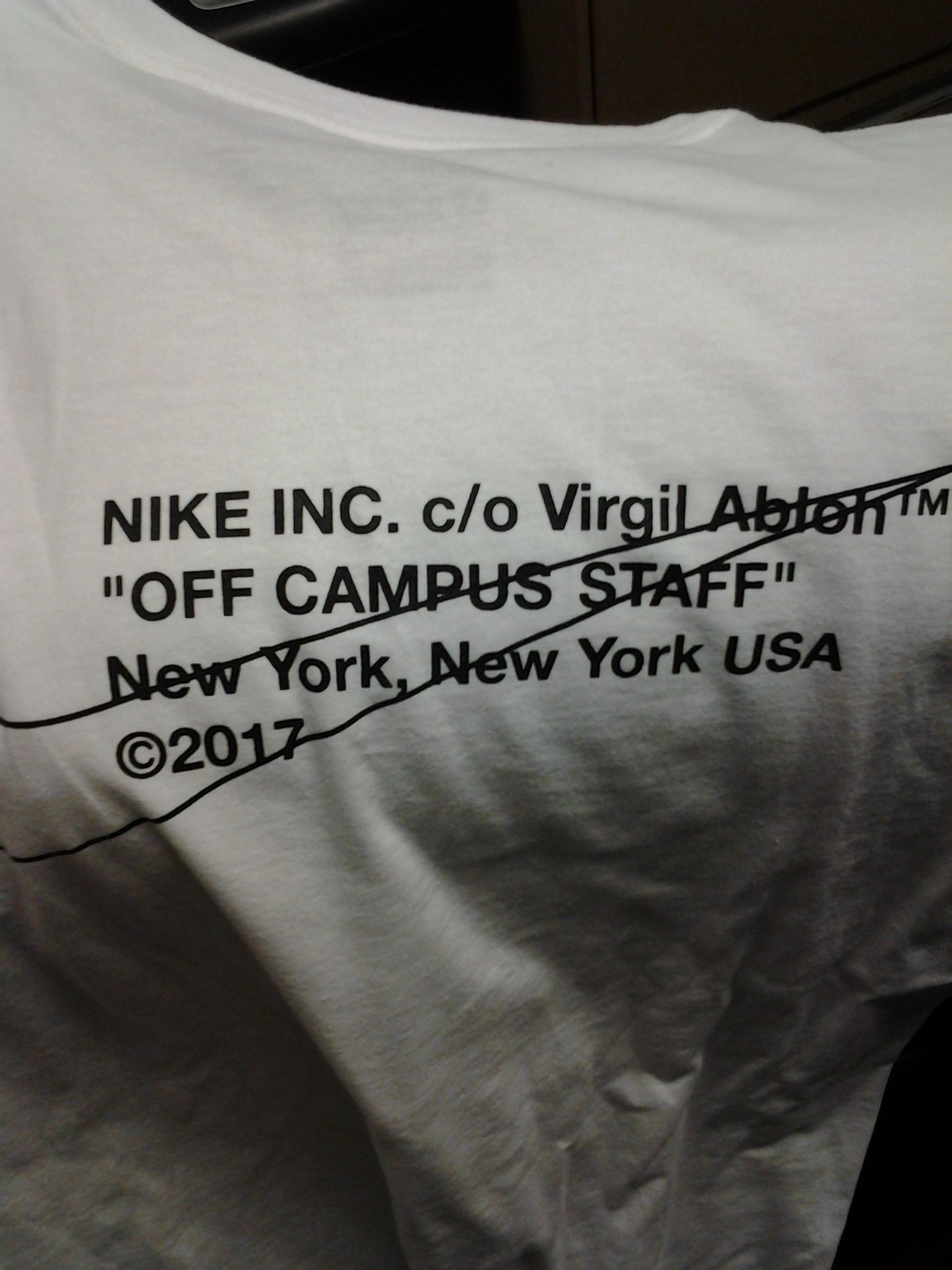 Nike × Off-White "staff" nike x off-white t-shirt | Grailed