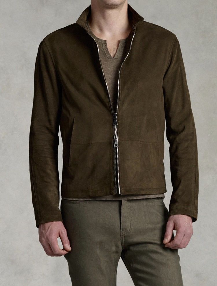 John Varvatos Split seam suede jacket. 44 | Grailed